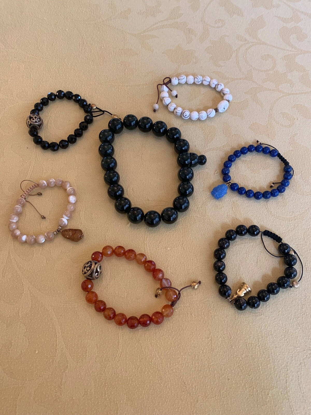 Assortment of Mala Prayer Beads / Bracelets by Reba Engel | eBay