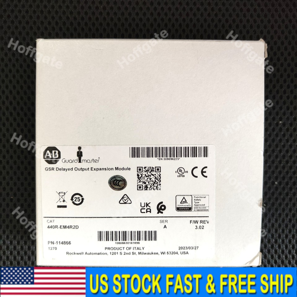 New AB 440R-EM4R2D Guardmaster GSR EMD Delayed Output Expansion Module ...