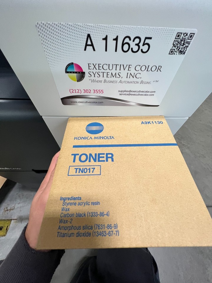 NEW in Box Konica Minolta TN017 A9K1130 Black Toner Cartridge ...