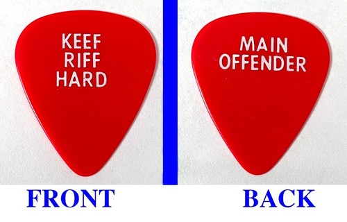 Rolling Stones ~ Keith Richards Tour Guitar Pick AUTHENTIC VINTAGE | eBay