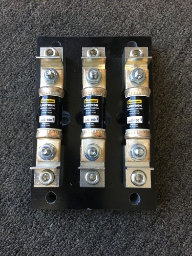 LITTELFUSE LFT601003CS 600VBLOCK W/3 BUSSMANN JJS-80 FUSES-TESTED | eBay