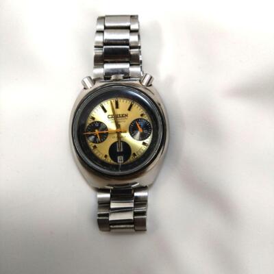 Citizen Challenge Timer Chronograph Vintage 1970s Automatic Mens Watch ...