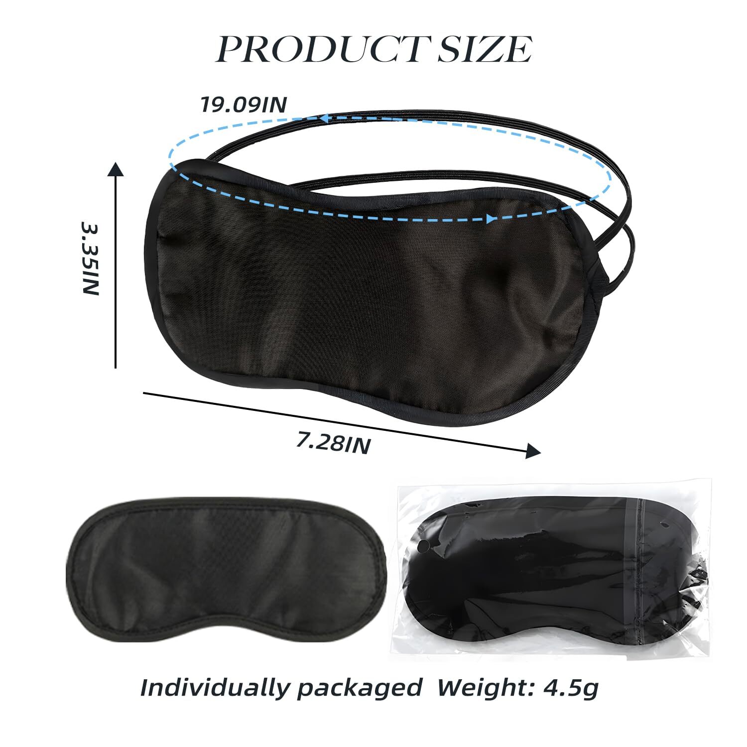 210 PCS Sleep Masks Bulk Eye Mask, Sleeping Mask Blindfold Eye Cover ...