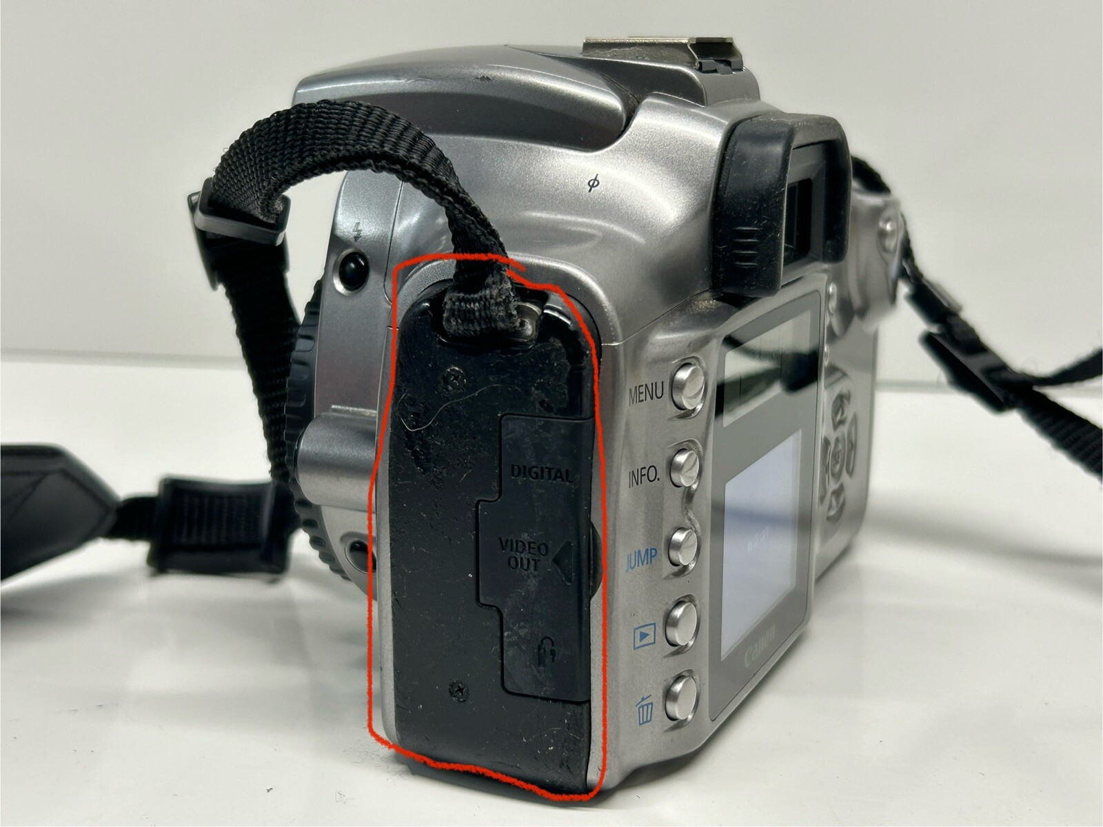 Canon EOS Digital Rebel / EOS 300D 6.3MP Digital SLR Camera - Silver ...