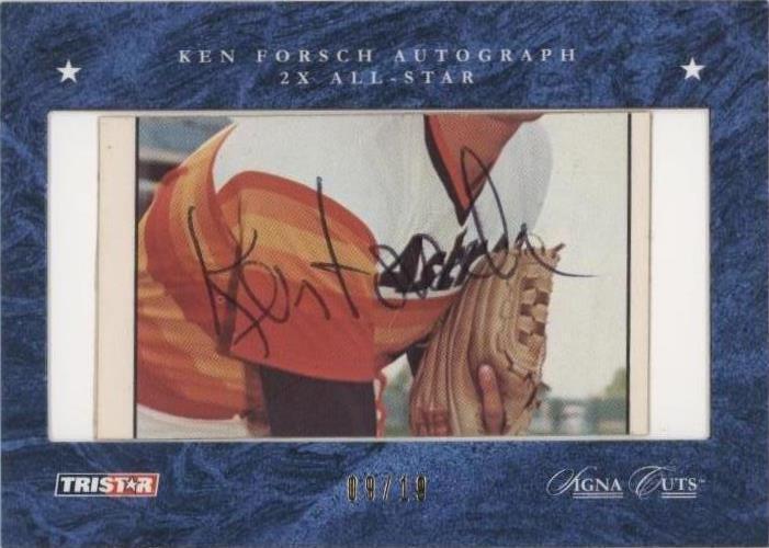 2008 TRISTAR Signa Cuts Cut Autographs - Hidden Treasures Ken Forsch ...