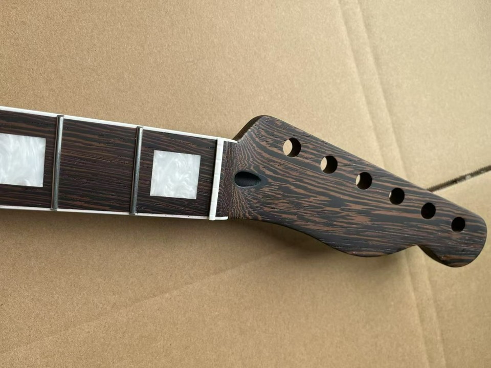22 Fret Stainless Tele Guitar Neck Wenge Fingerboard for Fender TL ...
