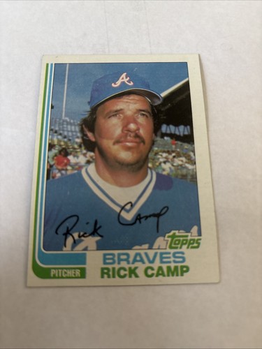 1982 Topps #637 Rick Camp Atlanta Braves NM-MINT | eBay