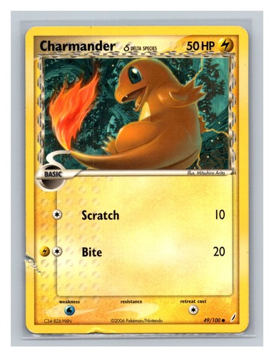 Charmander (Delta Species) #49/100 Crystal Guardians Pokemon Card TCG ...