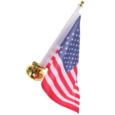 Telescopic Suction Cup Flag Pole Bracket Durable Metal Car Flagpole ...