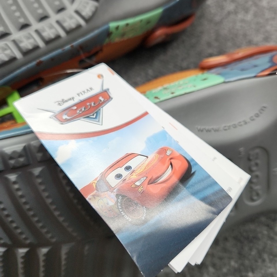 Mater Crocs Men 13 Disney Cars Tow Mater Clogs Shoes X Collab | eBay