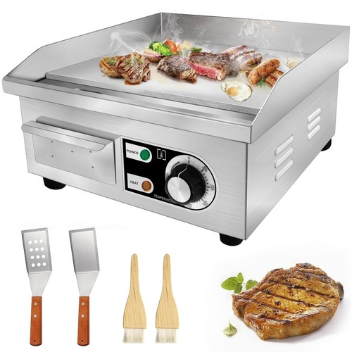 14" Commercial Electric Griddle,Electric Countertop Flat Top Griddle ...