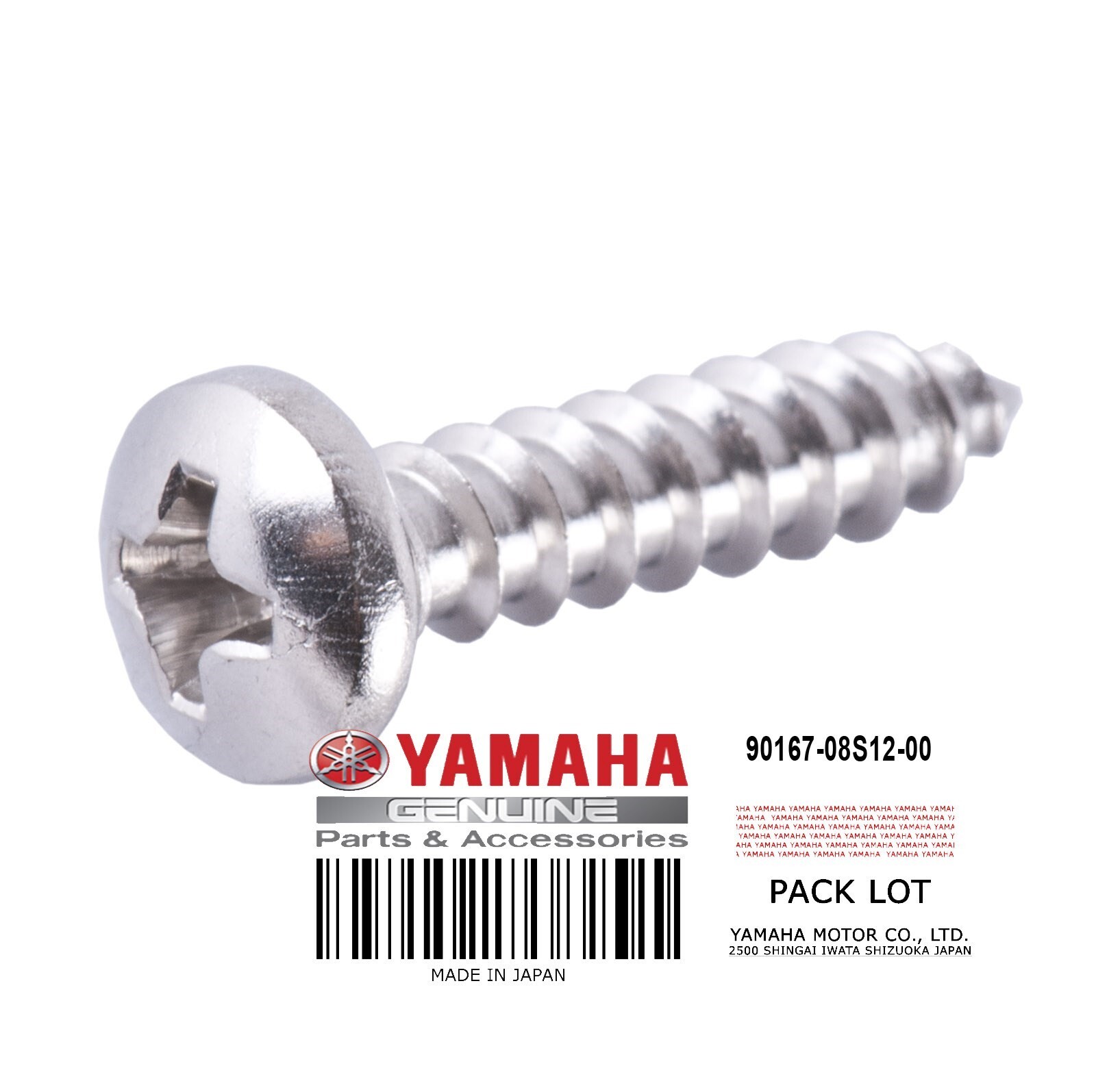 Yamaha OEM SCREW #8 X 3/4" 90167-08S12-00 | eBay