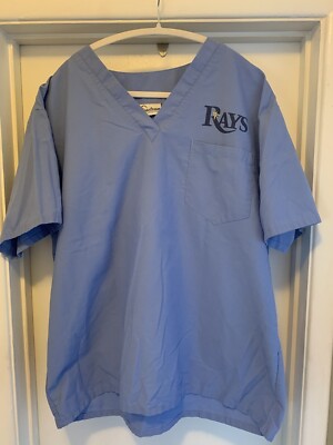 Tampa Bay RAYS MLB Scrub Top Unisex Blue SPECTRUM SZ XL | eBay