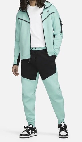 Nike Sportswear Tech Fleece Washed Teal Black Joggers Men’s Sz 3XL ...