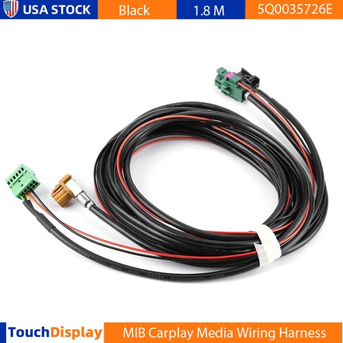 MIB Media 5G0035222E Carplay AUX In USB Socket Switch Head Cable For VW ...
