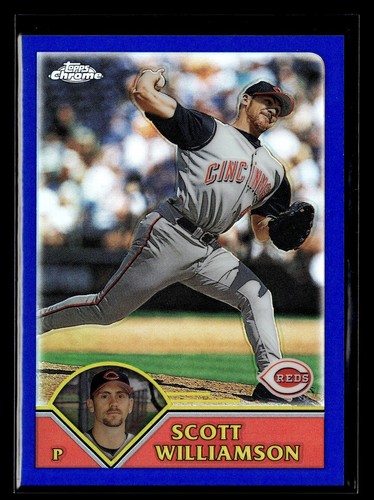 2003 Topps Chrome Refractor #303 Scott Williamson Reds /699 | eBay