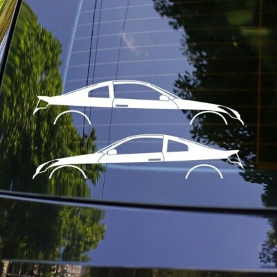 2x JDM Car Silhouette Decal Stickers for Infiniti G35 Coupe v35 | eBay