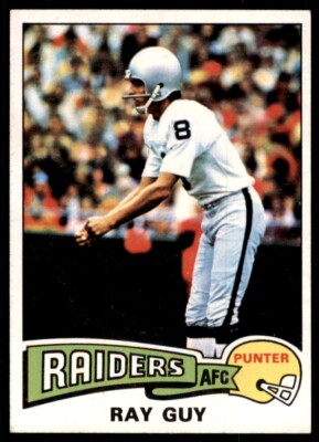 1975 Topps Ray Guy Oakland Raiders #435 | eBay