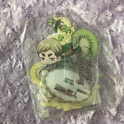 US SELLER Attack on Titan - Erwin Smith Birthday Acrylic Stand Chara ...