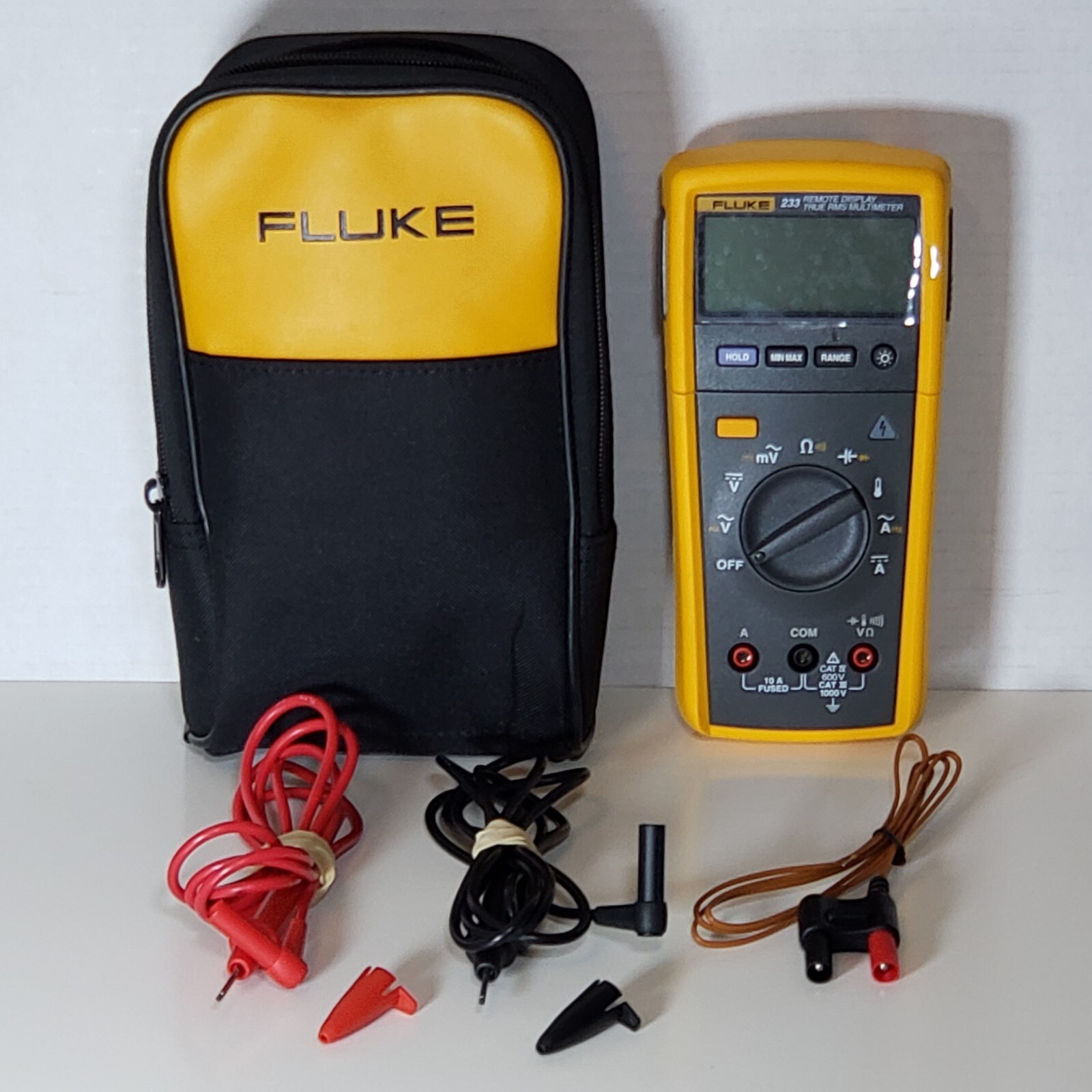 Fluke 233 Digital Multimeter True-RMS Remote Wireless Display Tested ...