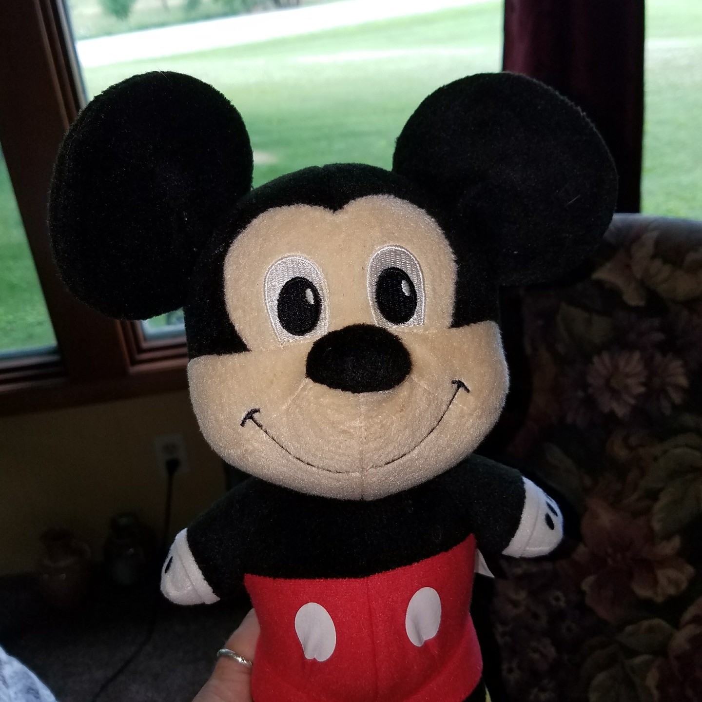 Talking Mickey Mouse Plush 2009 Fisher Price Mattel Disney Stuffed Toy ...
