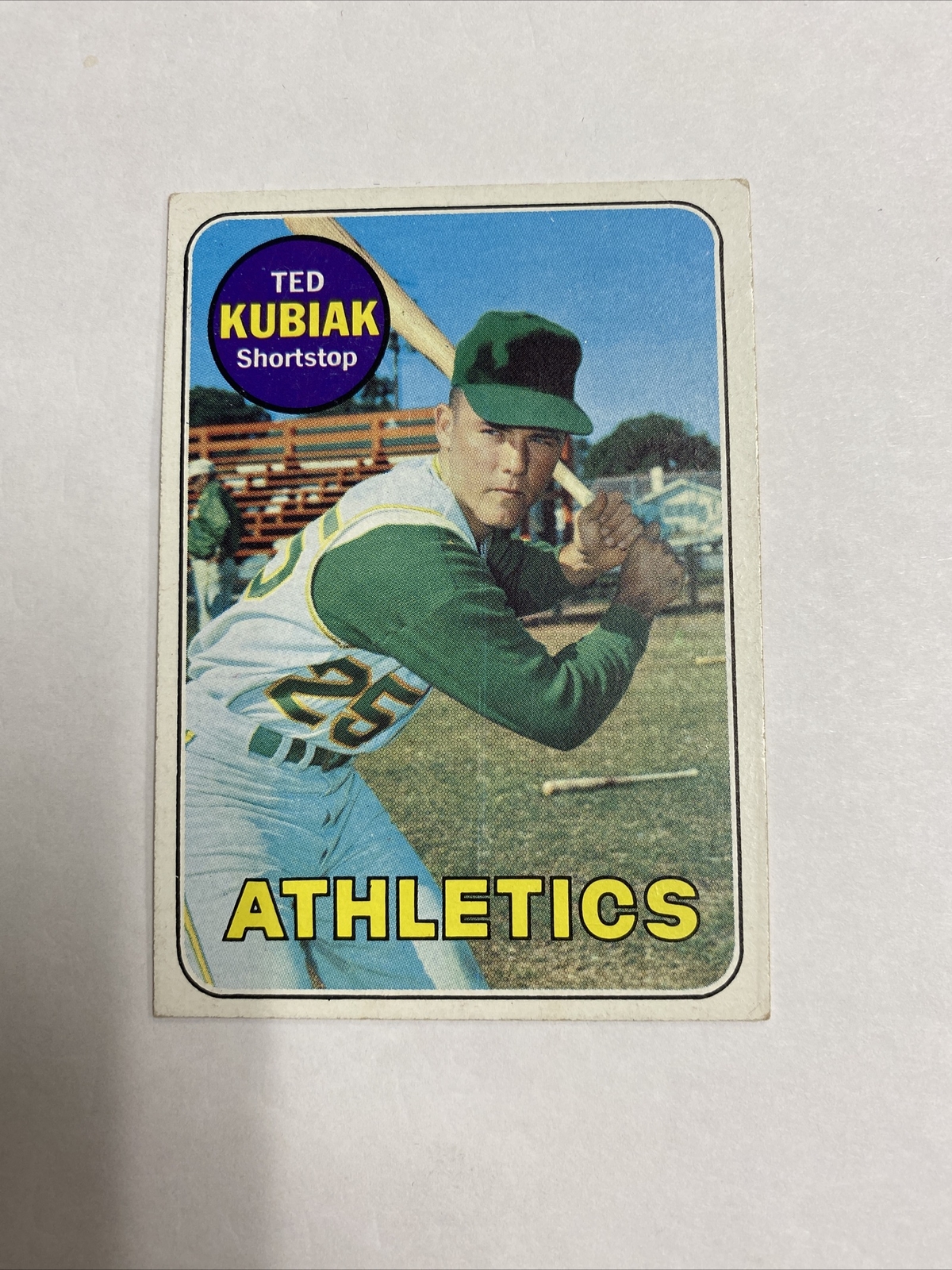 1969 Topps Baseball Ted Kubiak Oakland Athletics Card #281 | eBay