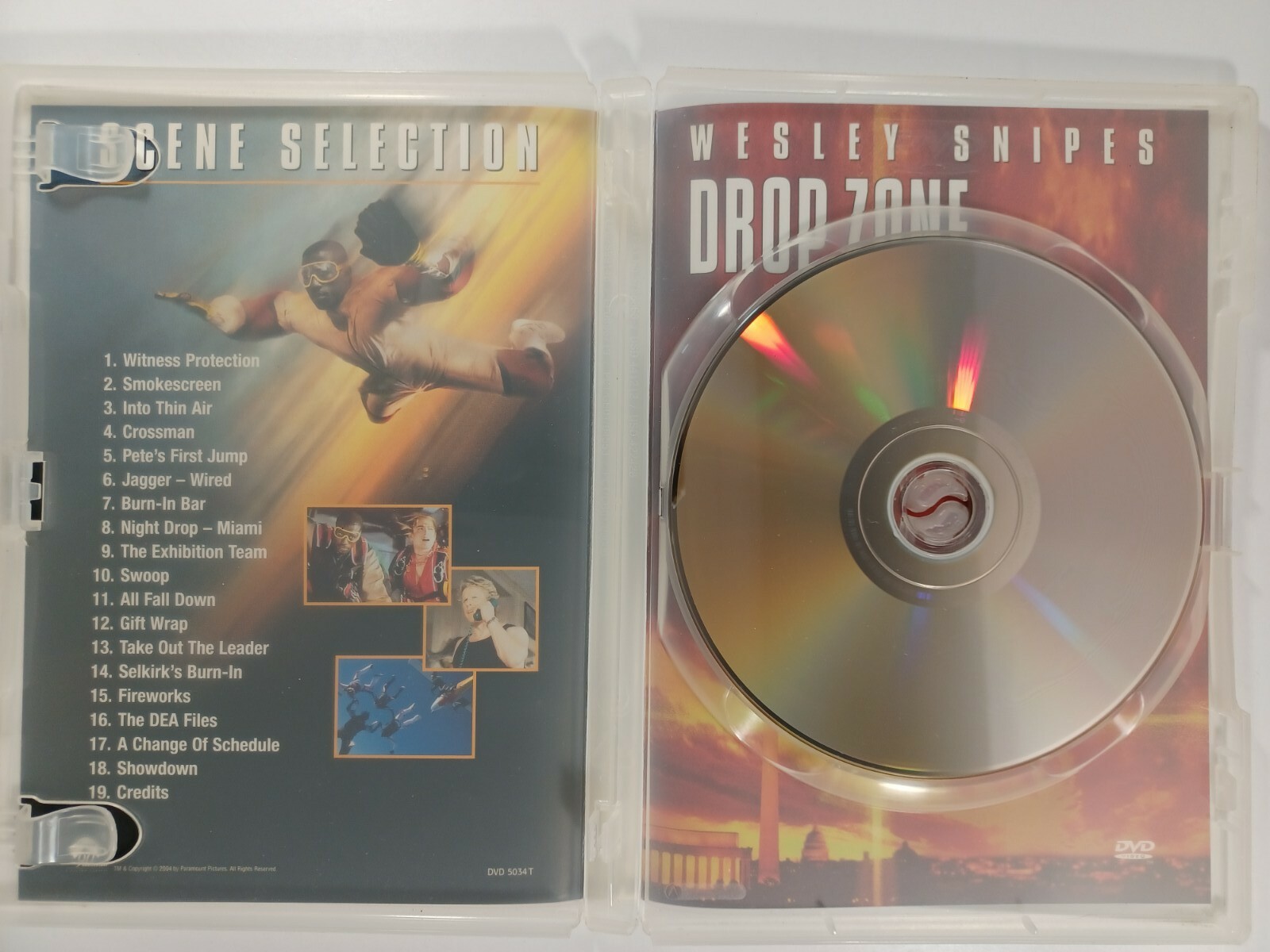 Drop Zone DVD Region 4 VGC Alt Cover Action Thriller Wesley Snipes Free ...