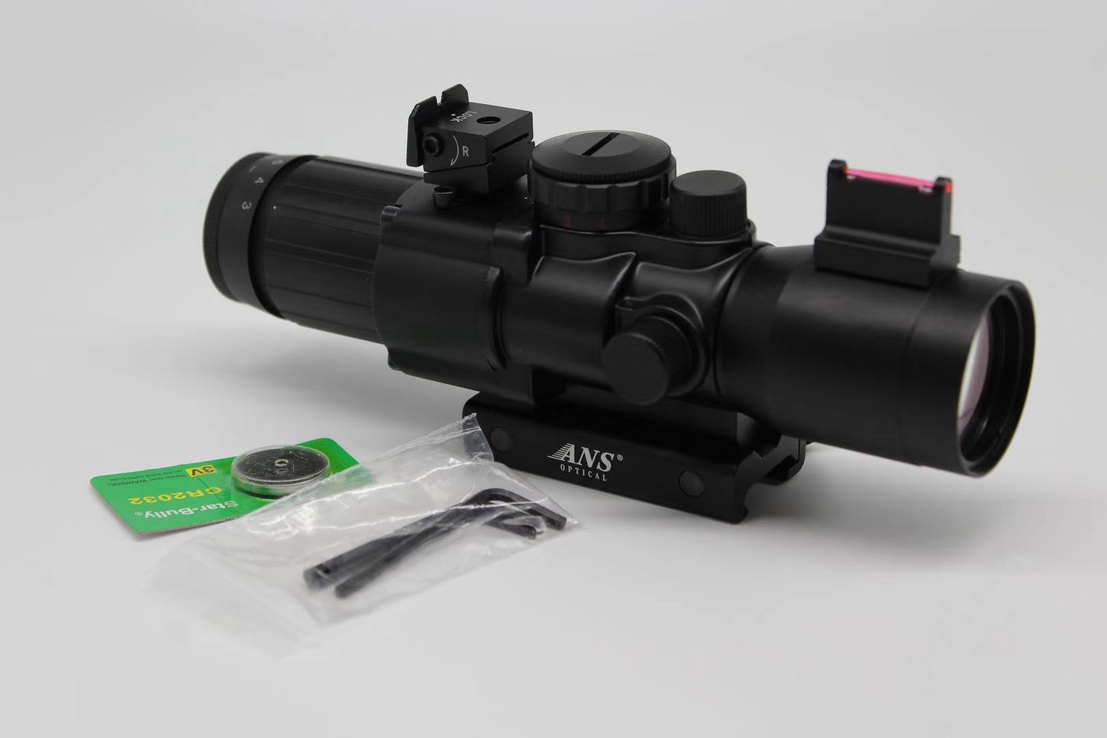 3-12x32 Dual Ill.Tactical Compact Scope W/Fiber Optic Sight | eBay