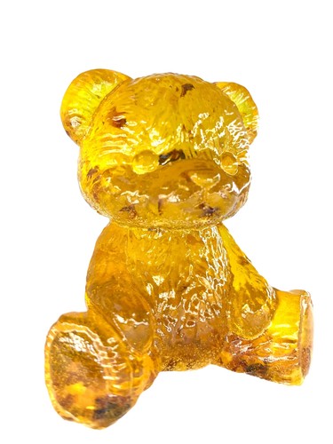 NATURAL Amber Bear Gold Handmade | eBay