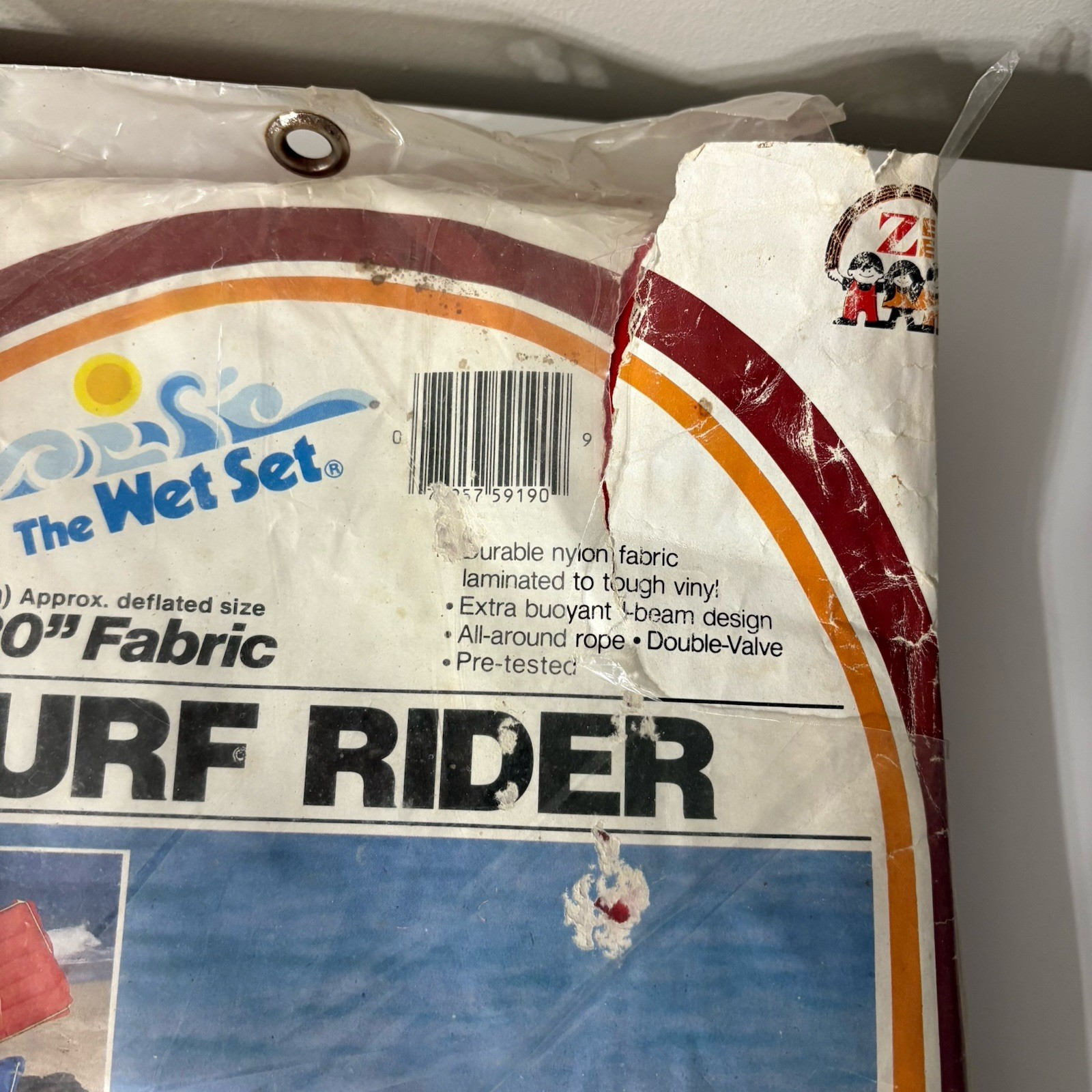 Vintage 1984 Intex The Wet Set Canvas Surf Rider Inflatable Raft 59194 ...