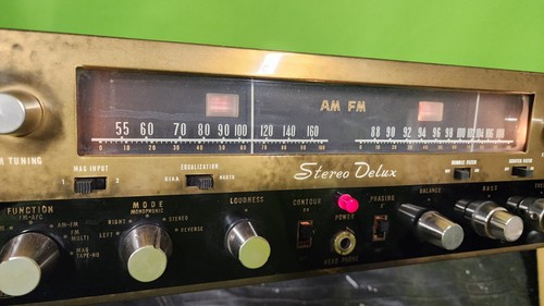 VINTAGE Monarch STA 260 Stereophonic Tube STEREO FM AM PHONO RECEIVER ...