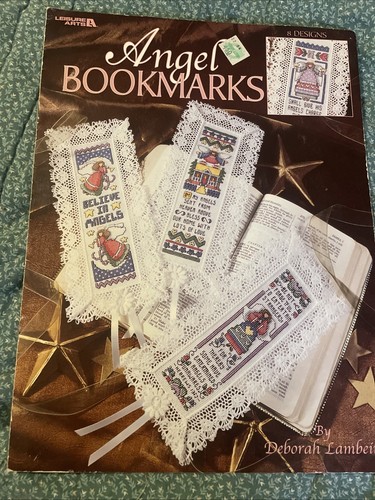 Leisure Arts Angel Bookmarks By Deborah Lambein 2001 | eBay