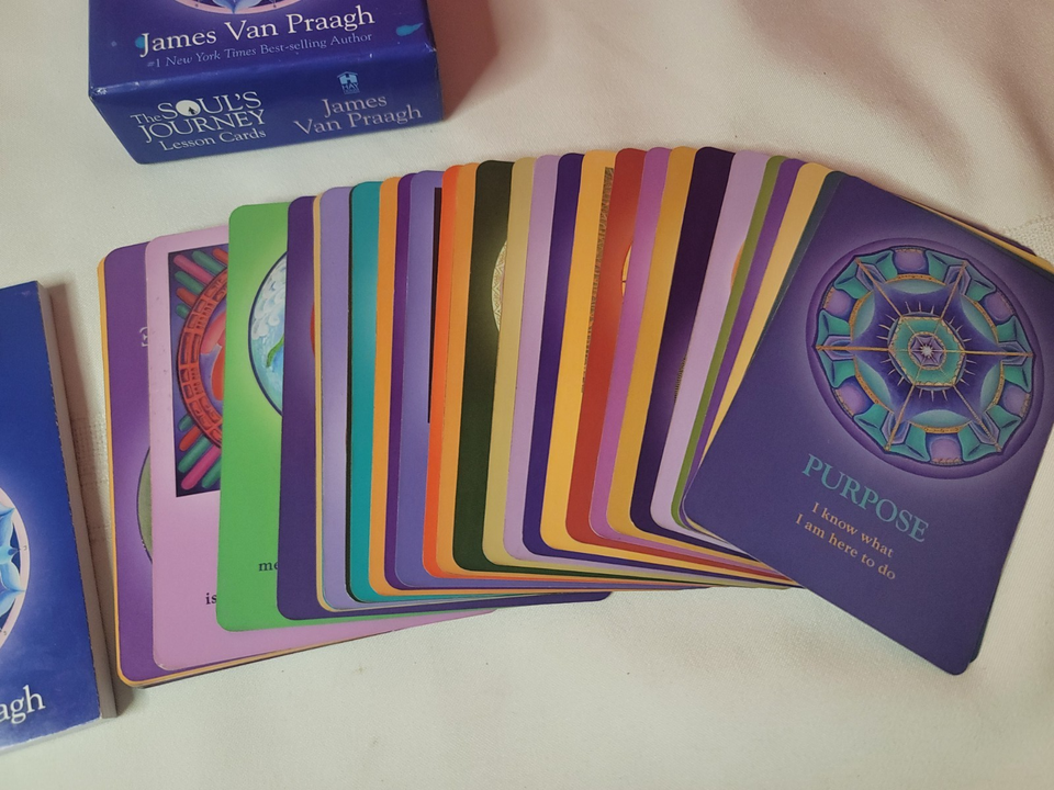 James Van Praagh THE SOUL'S JOURNEY Lesson Cards 44 Cards, Guidebook ...
