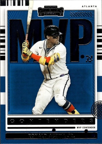 2021 Panini Contenders MVP Contenders #MVP-RA Ronald Acuna Jr. Atlanta ...