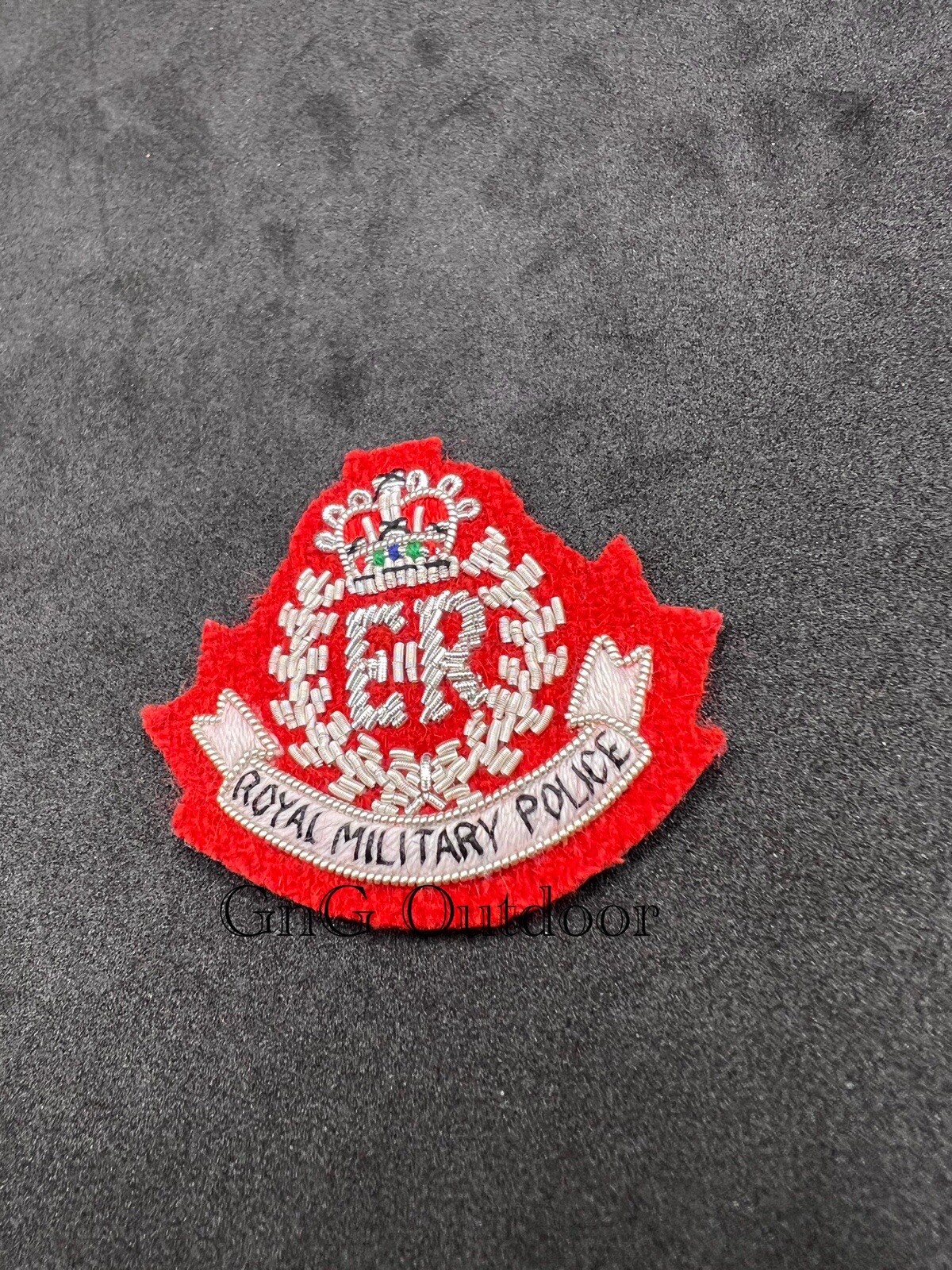 Royal Military Police Beret Badge Queen’s Crown RMP Hand Embroidered ...