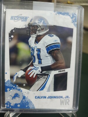 2010 Panini Score Calvin Johnson Jr. Detroit Lions Prime Rookie NFLPA ...