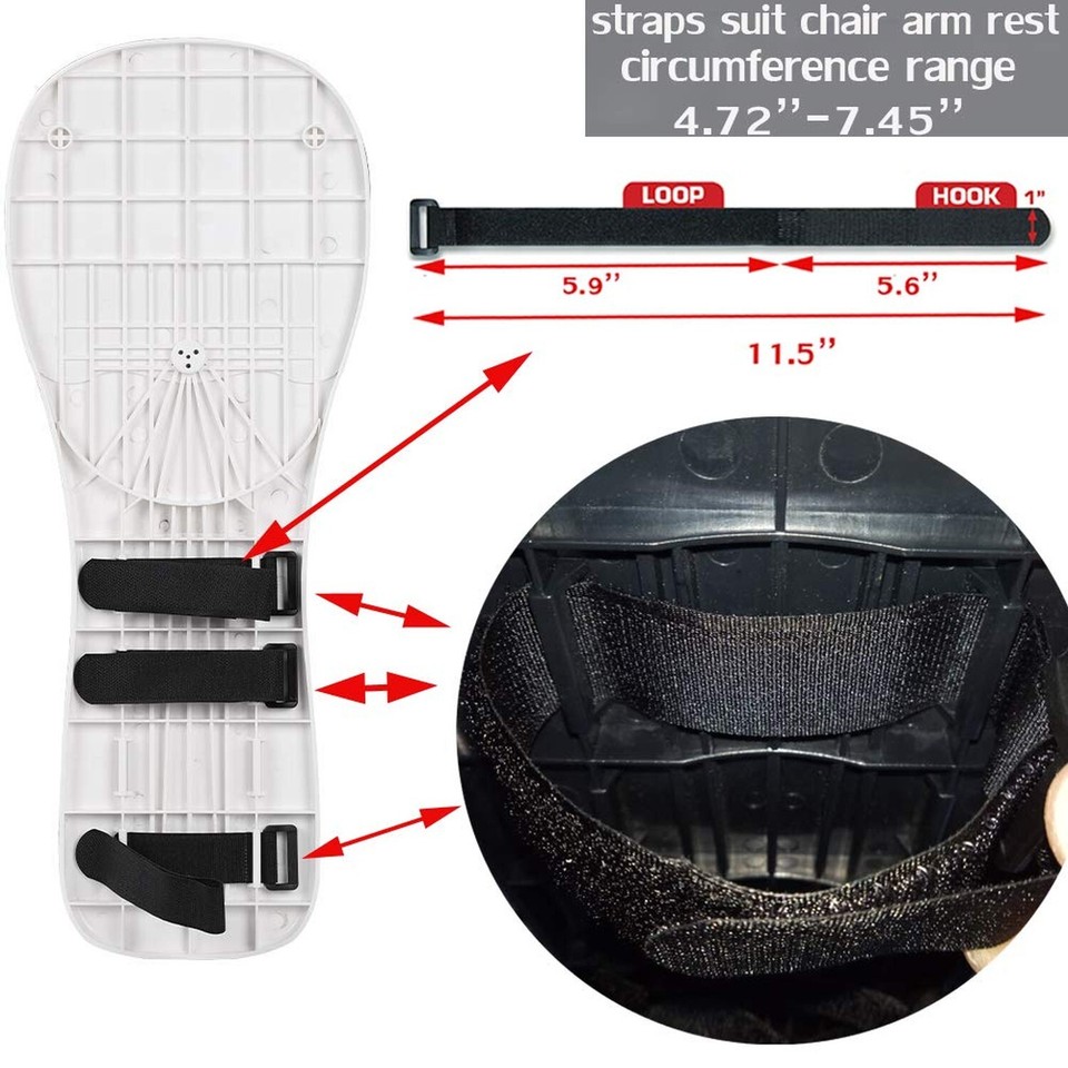 Home Office Computer Arm Rest Chair Armrest Mouse Pad Mat Wrist Support ...