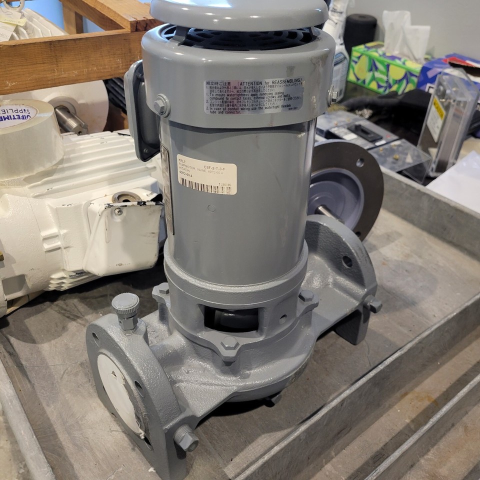 HITACHI 1/2HP INLINE PUMP MOTOR TYPE JL 40P260.4 460V 0.4KW H192349301K ...