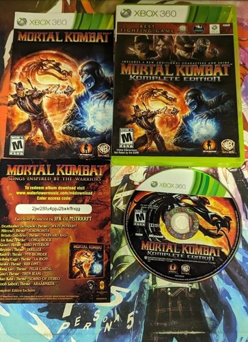 Mortal Kombat -- Komplete Edition (Xbox 360, 2012) CIB, Complete ...