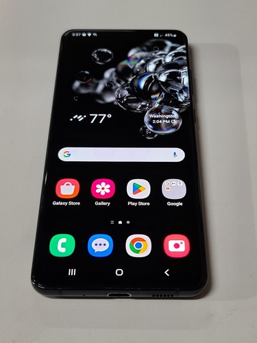 Samsung Galaxy S20 Ultra 5G SM-G988U,128GB,Black,Unlk,HeavyShadow,Fair ...