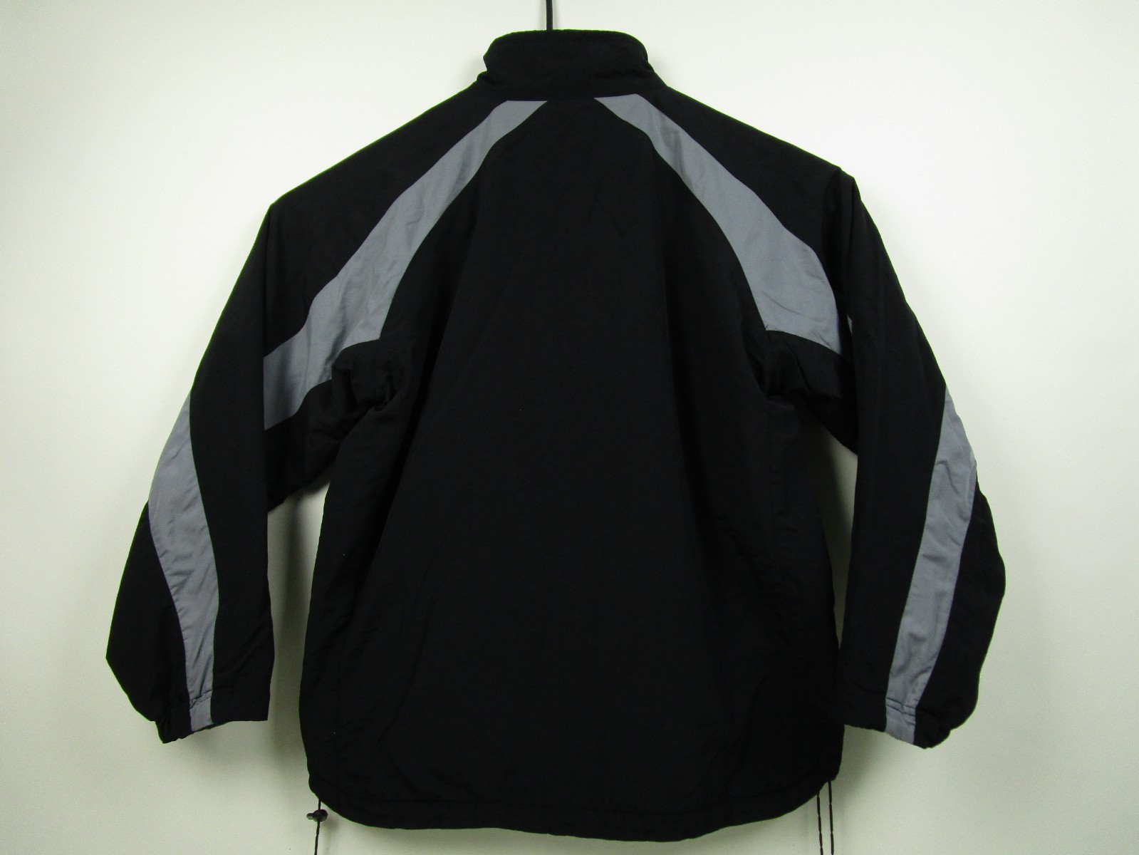 Mens Mondetta Sport Medium Black Gray Reversible Full Zip Coat Jacket ...