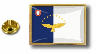 pins pin badge pin's metal avec pince papillon drapeau acores portugal ...