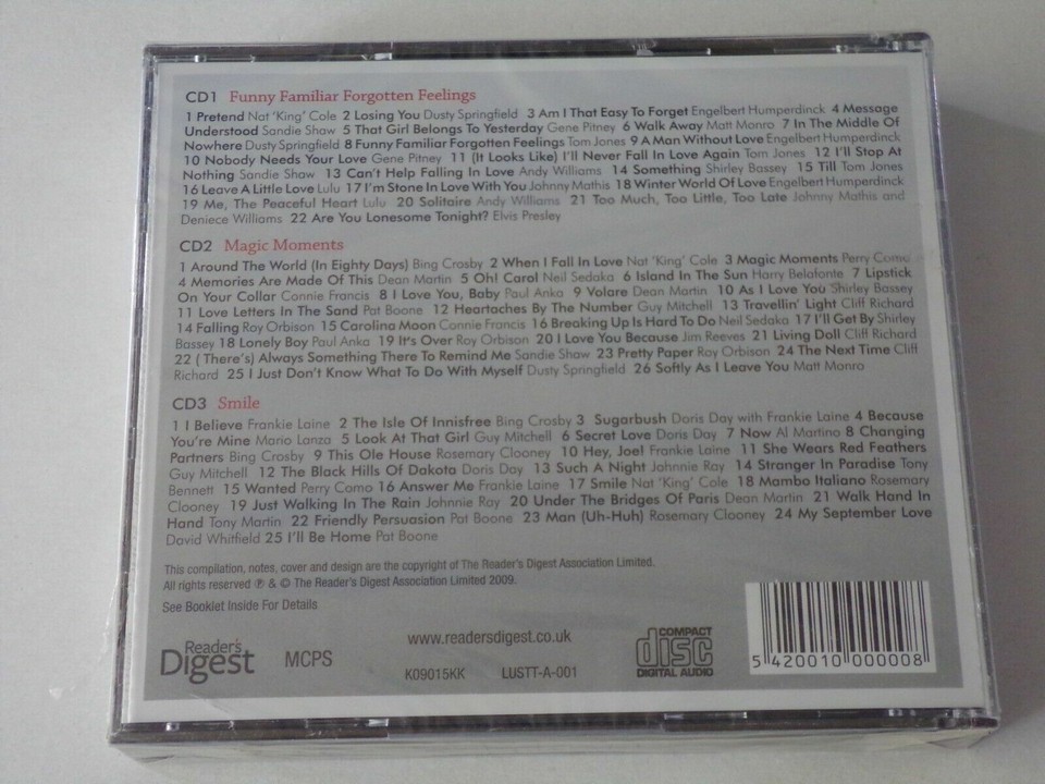 Various ‎– Unforgettable Singers, Unforgettable Songs Top 10 Hits [3CD ...