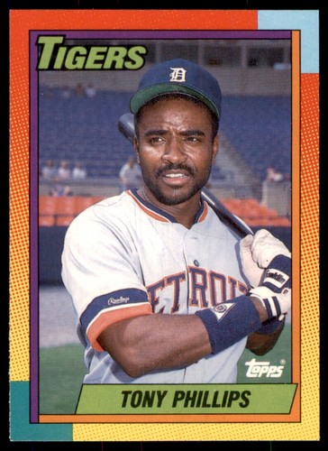 1990 TOPPS TRADED TONY PHILLIPS DETROIT TIGERS #95T | eBay