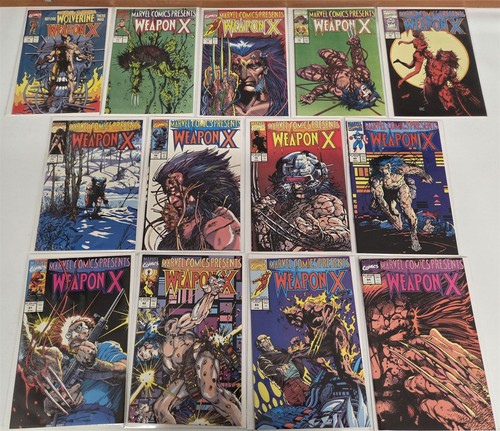 MARVEL COMICS PRESENTS #72-84 FULL RUN LOT 1st Weapon X Wolverine HI ...