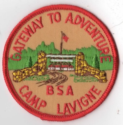 Camp Lavigne Gateway To Adventure BSA Patch RED Bdr. [CA4113] | eBay