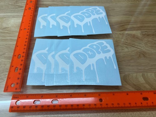 x2 Dope Drip vinyl stickers decal car truck window jdm illest sponsor ...