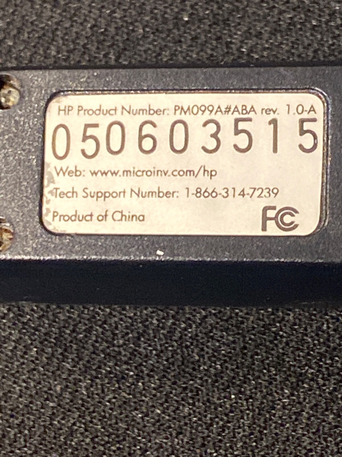 HP USB Wireless Optical Mouse Receiver with Channel 1 2 PM099A #ABA rev ...