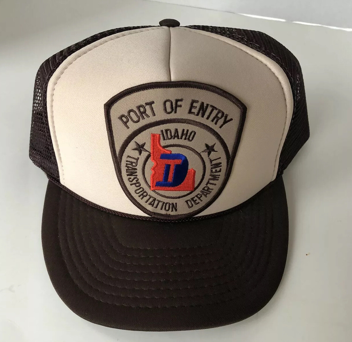 Port of Entry Idaho Transportation Department Trucker Hat Cap w/ Patch ...