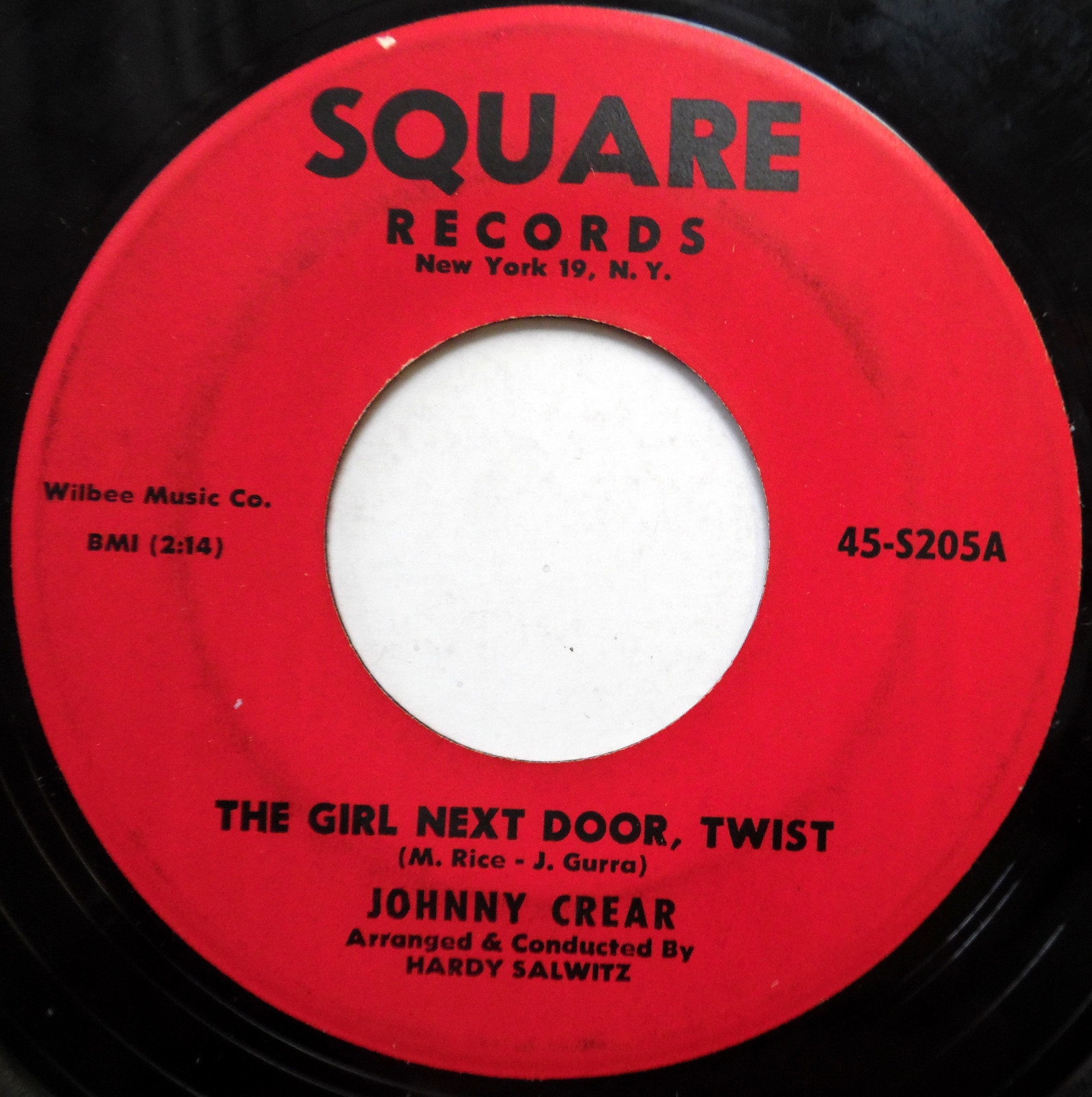 JOHNNY CREAR 45 Living In A Dream World / Girl Next Door TEEN Bopper R ...